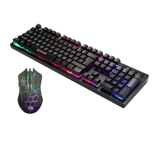 Kit Inalámbrico Teclado y Mouse Gamer - Marvo KM409 Rgb | Litecorp E-Shop